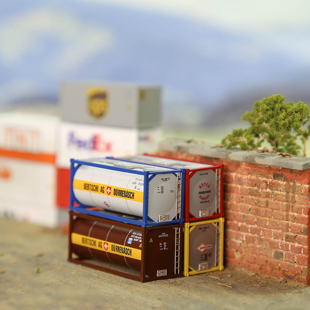 C15023 1 Piece N Scale 1:160 Oil Tank 20ft Container 20' Tanktainer