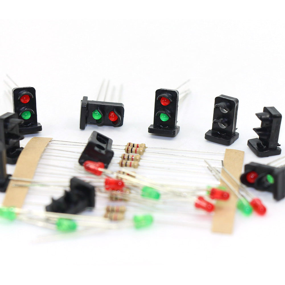 JTD19 10 sets Railway Dwarf Signal HO/OO Scale LED