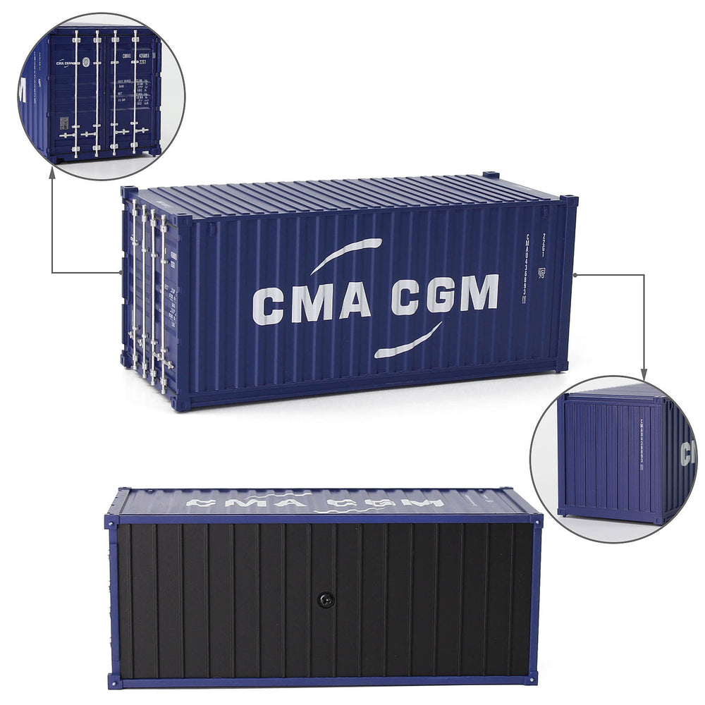 C4320 1pc O Scale 1:48 20ft Shipping Container Cargo Box
