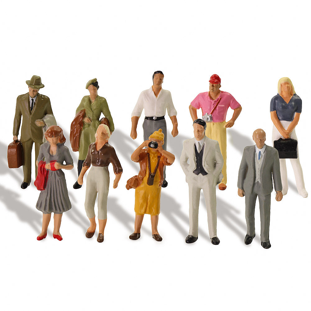 P4304 20pcs O Gauge 1:43 Painted Standing Figures