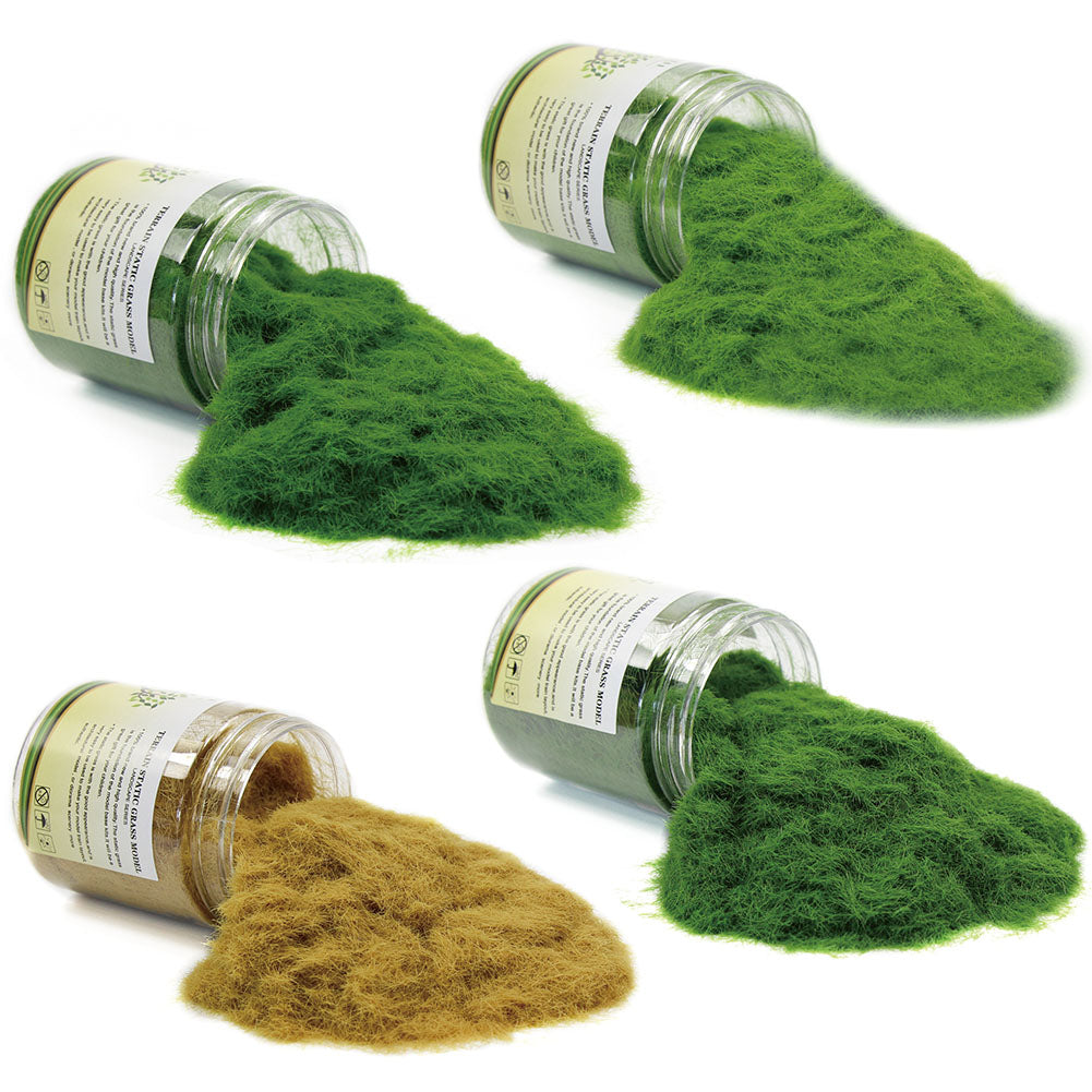 CFA6 4 Bottles 5mm Static Grass Flock Powder